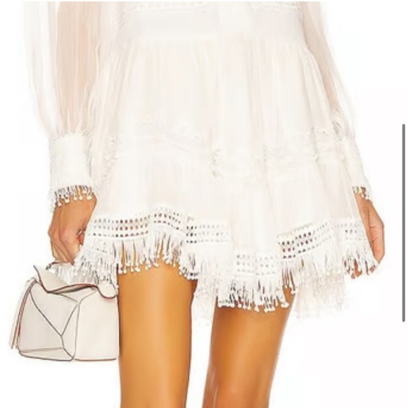 Rococo Sand | Skirts | Nwt Rococo Sand Cia Crochet Fringe Lace Mini ...